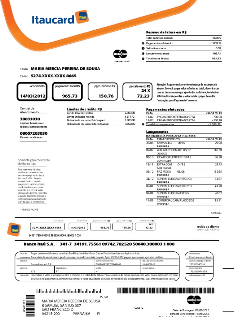 Fatura | Empresas | Instituições Financeiras | Avaliação gratuita de 30 ...