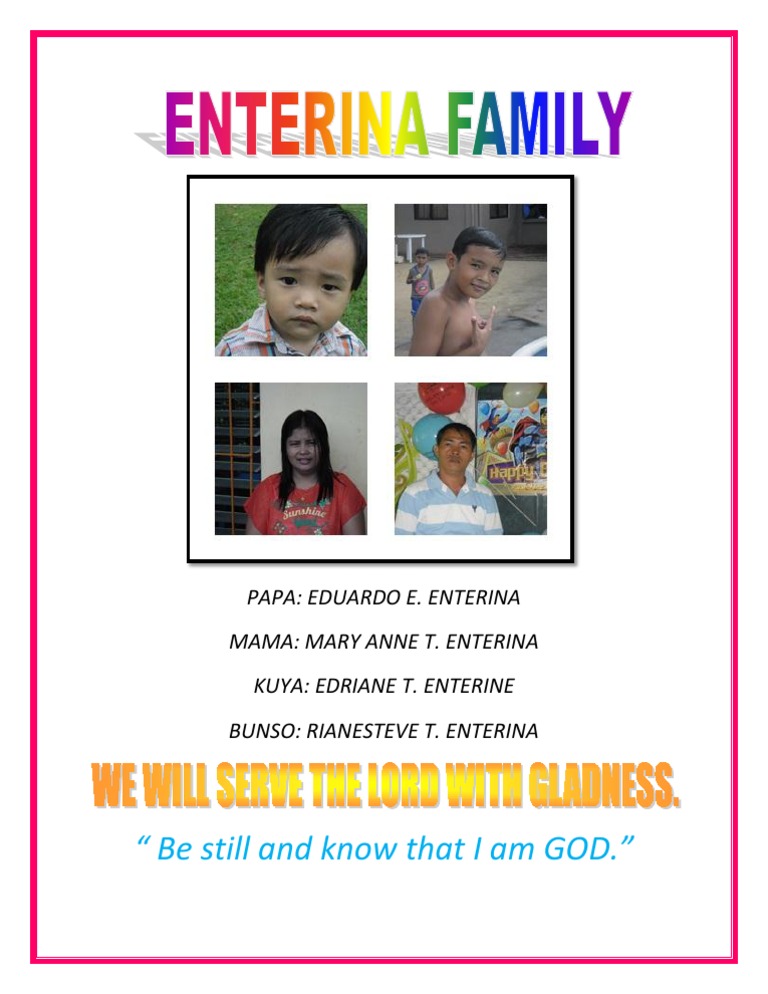 Enterina Family Members and Quote | PDF