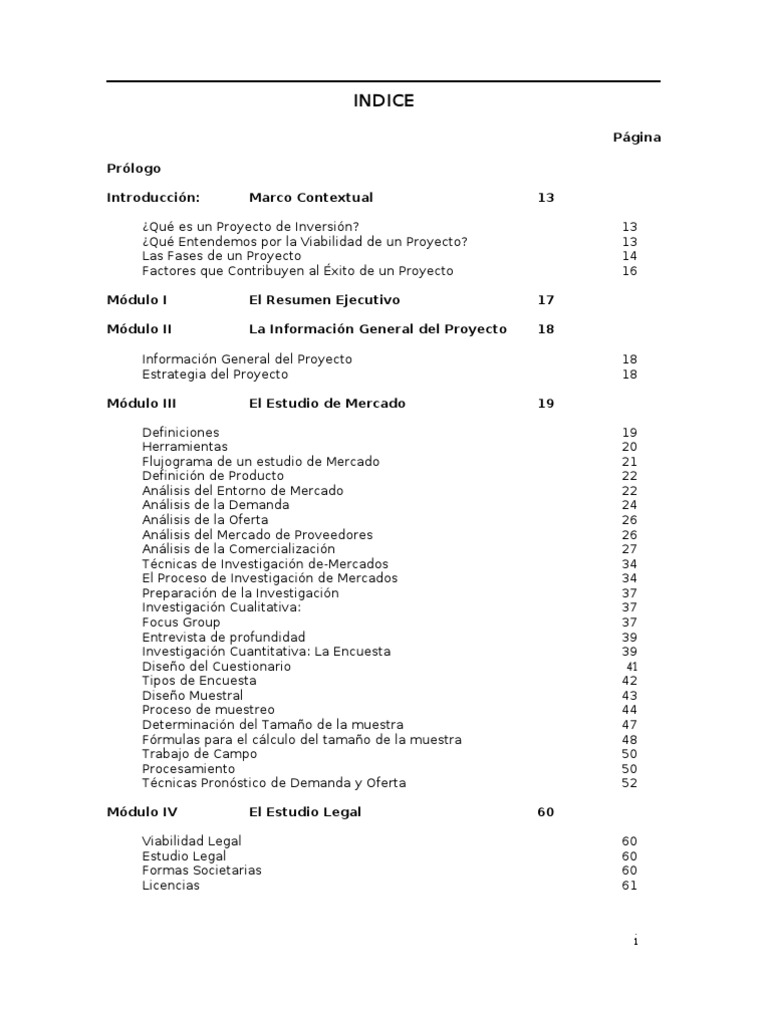 Manual de Formulacion de Proyectos - Bid | PDF
