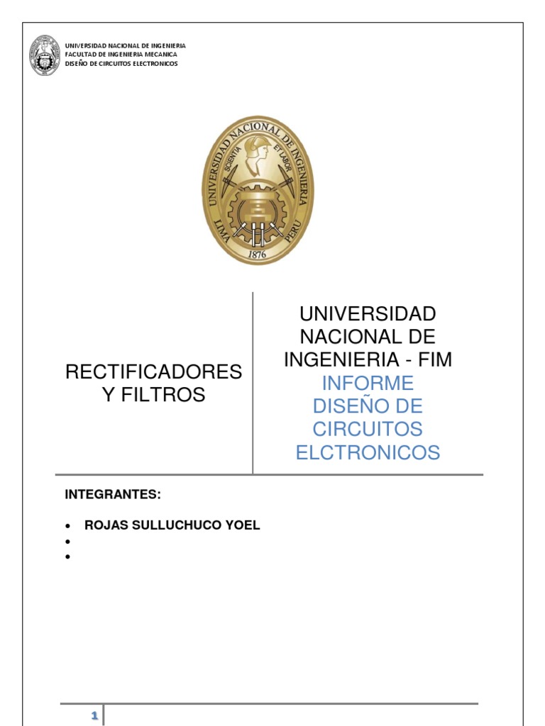 Informe 2 Elctro | PDF | Rectificador | Electrónica