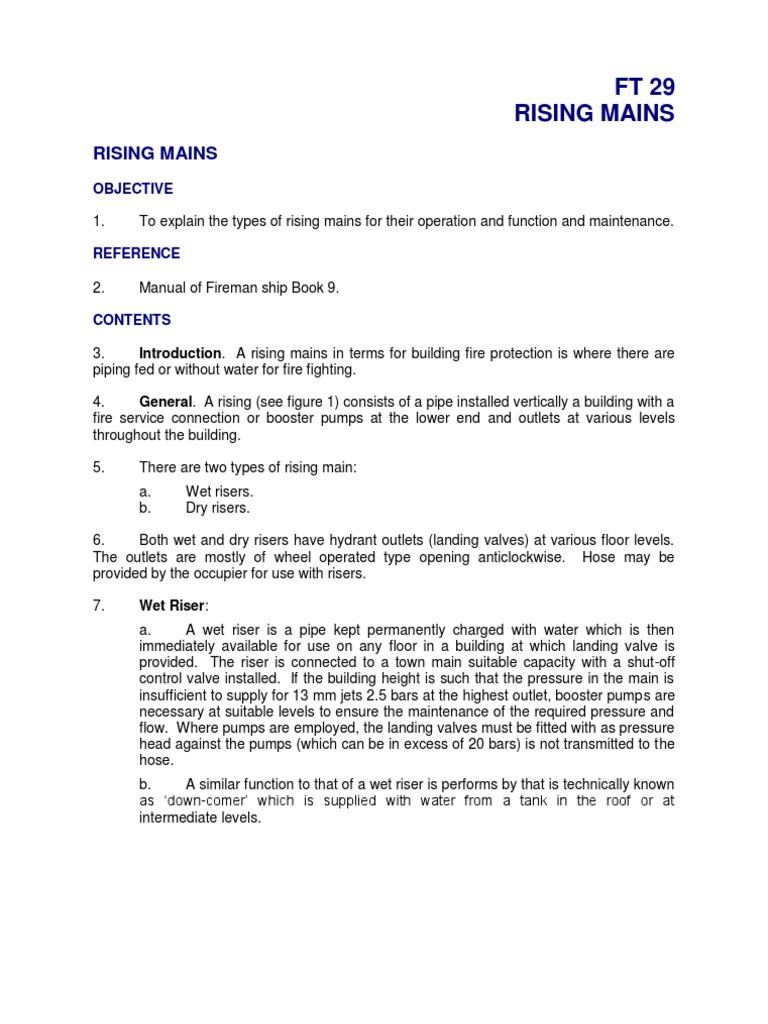 Rising Main | PDF | Pump | Valve