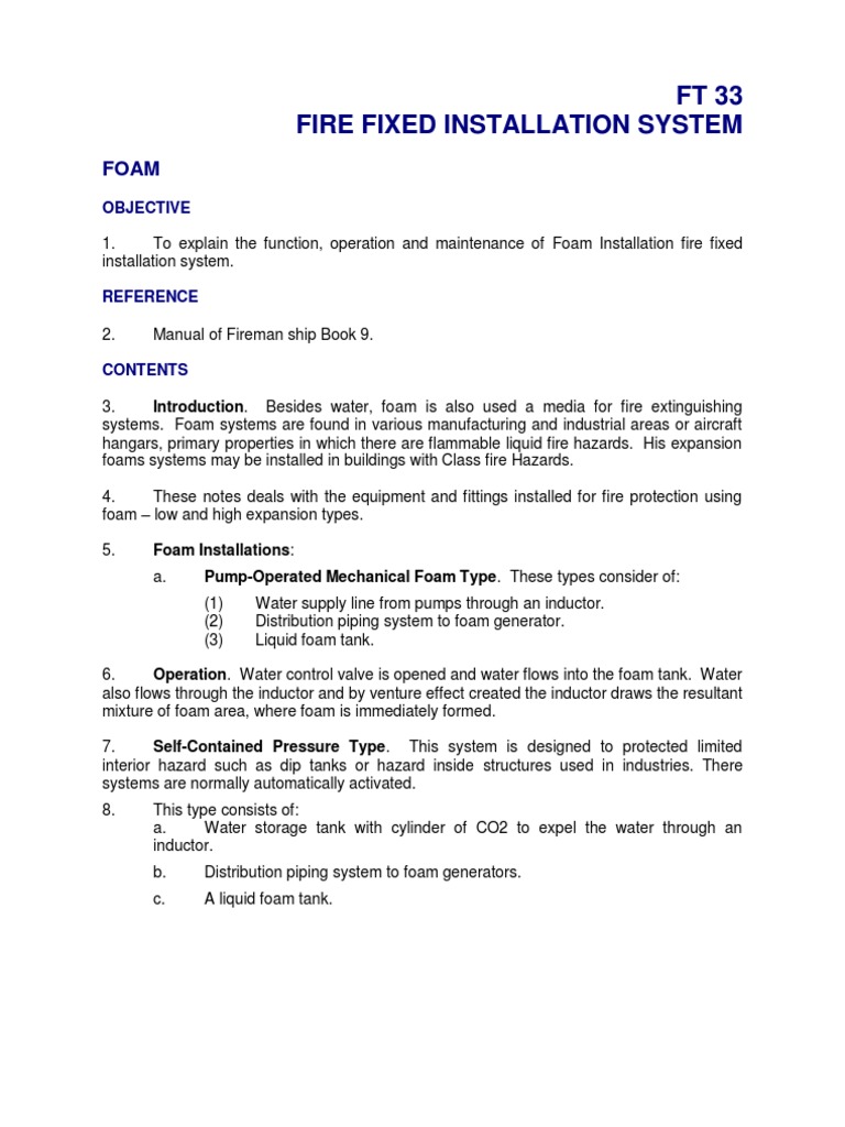Fix Installation (Foam) | PDF | Foam | Gases