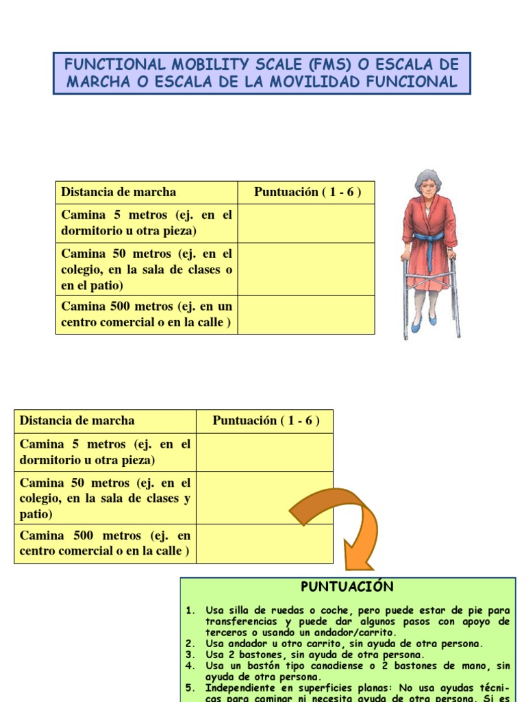 Escala de Movilidad Funcional (FMS) | PDF