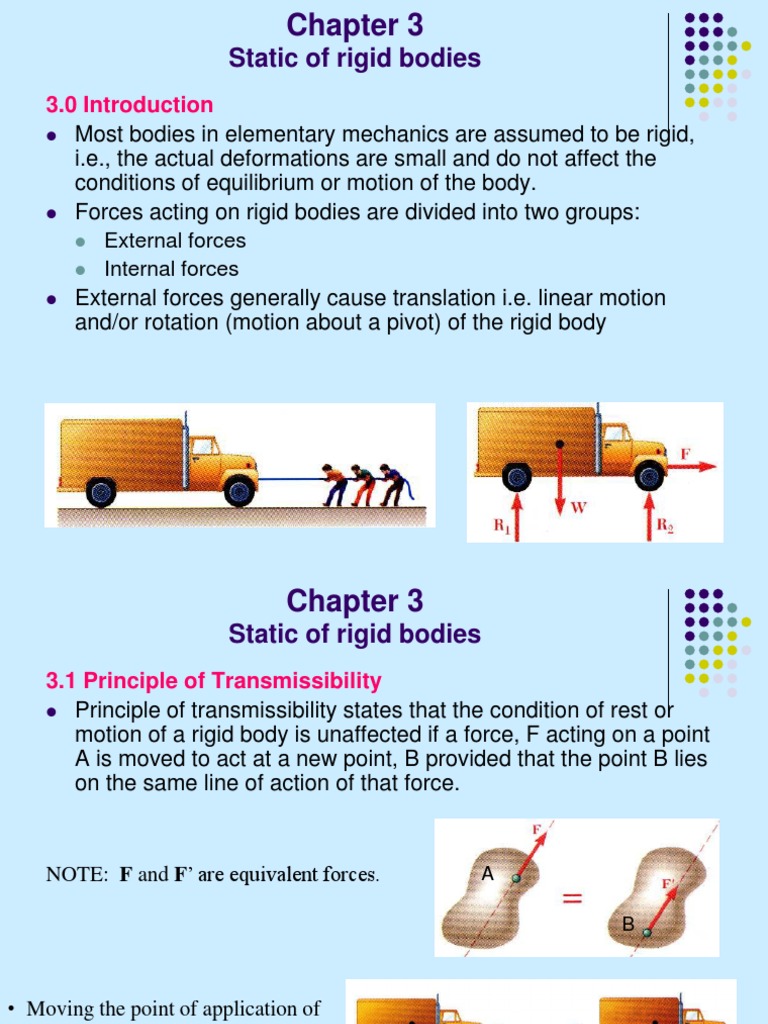 Chapter 3 Rigid Body | PDF | Torque | Rotation Around A Fixed Axis