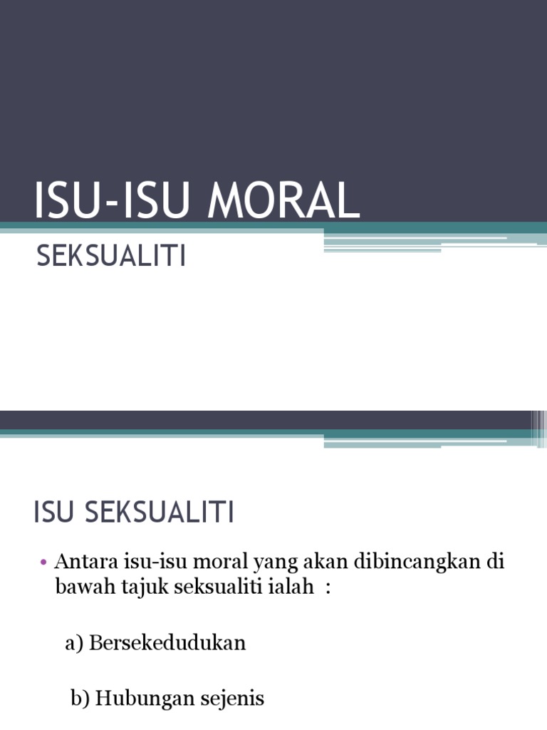 Isu Isu Moral | PDF
