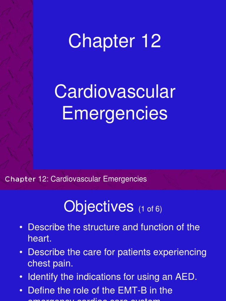 Cardiovascular Emergencies Overview | PDF | Angina Pectoris ...