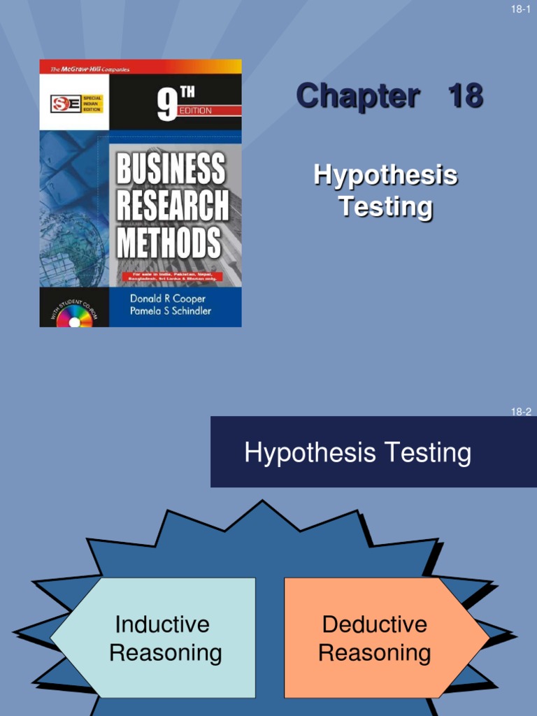 18 19 20 Hypothesis Testing Parametric And Non Parametric Test