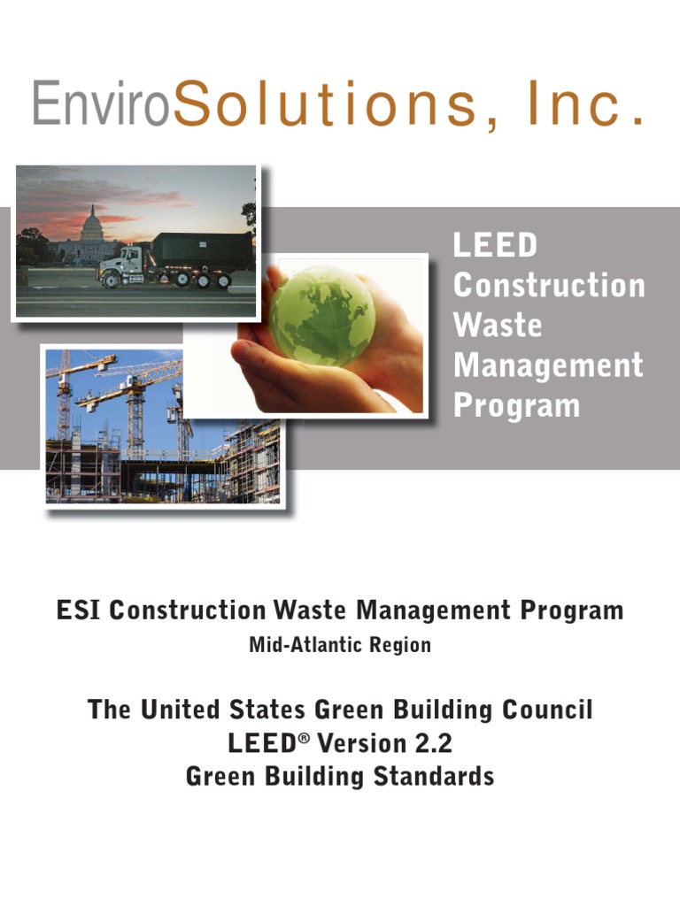 LEED-Manual-Waste Mgmt Template.pdf | Leadership In Energy And ...