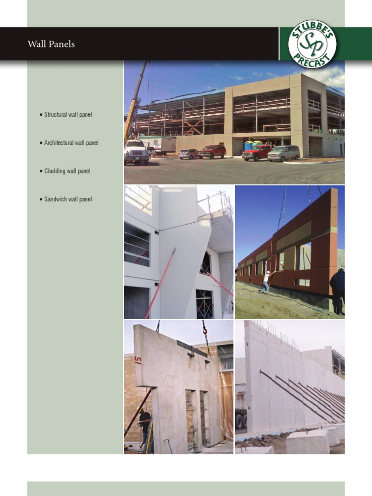 Precast Wall Panels | PDF | Precast Concrete | Structural Steel