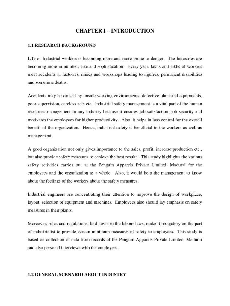 Industrial Safety | PDF | Occupational Safety And Health | Textiles