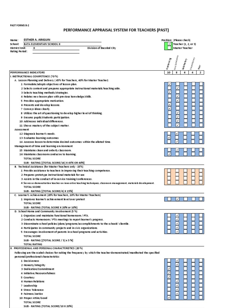 Past Grade 1 | PDF | Lesson Plan | Teaching Method