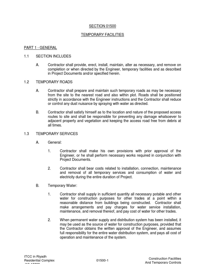 ITCC in Riyadh Residential Complex J10-13300 01500-1 Construction ...