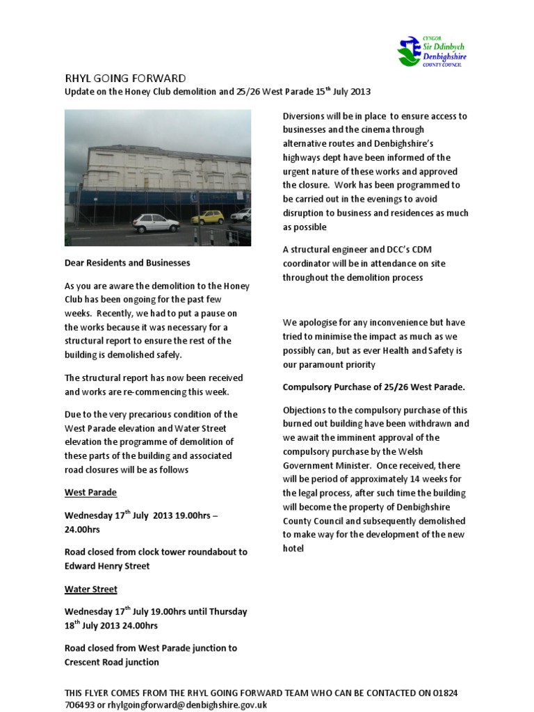Rhyl - Honey Club Update | PDF | Home & Garden