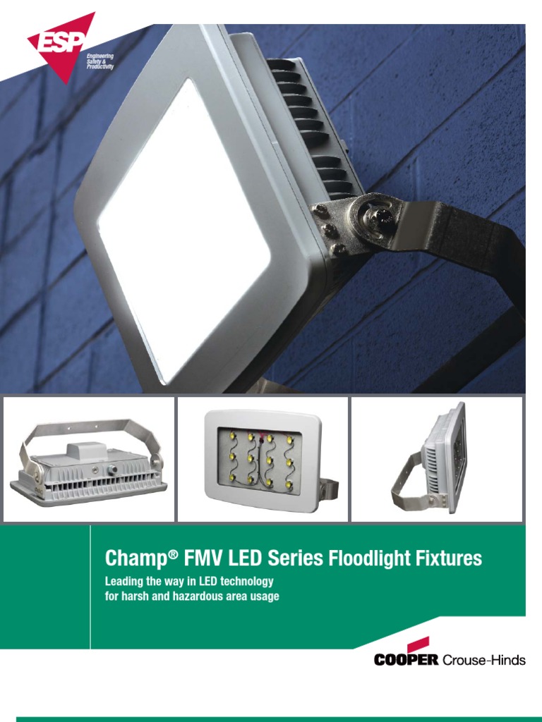 LED Floodlight Brochure | PDF | Light Emitting Diode | Lighting