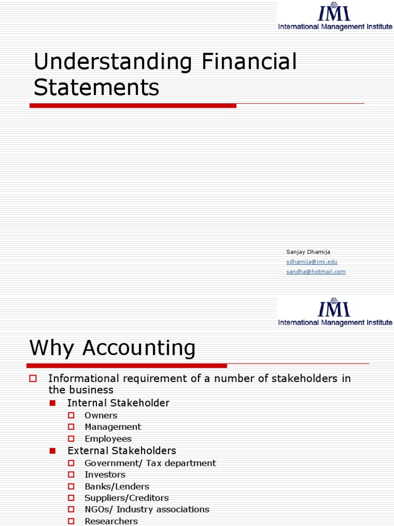 Financial Statements Overview | PDF | Cash Flow Statement | Depreciation