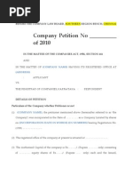Form 1 NCLT | PDF