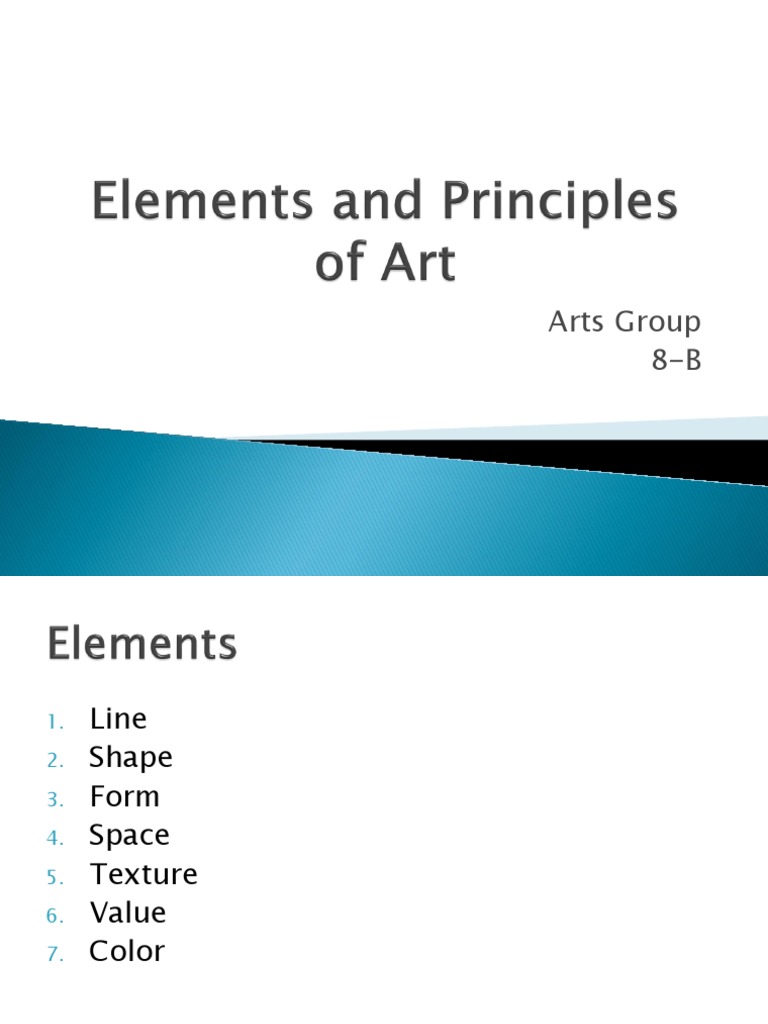 Essential Elements of Art Explained | PDF | Shape | Color