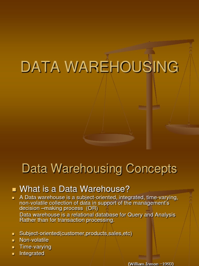 DatawareHousing Concepts | PDF | Data Warehouse | Areas Of Computer Science