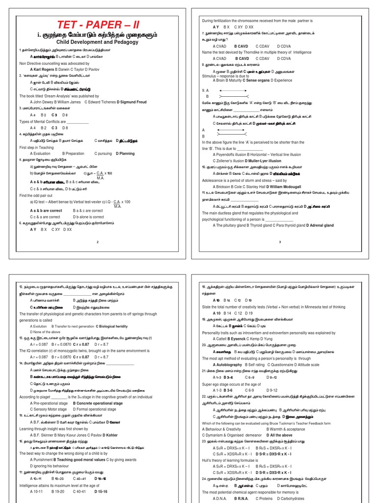 36 Tet Paper 2 Ss 1 | PDF | Contour Line | Nature