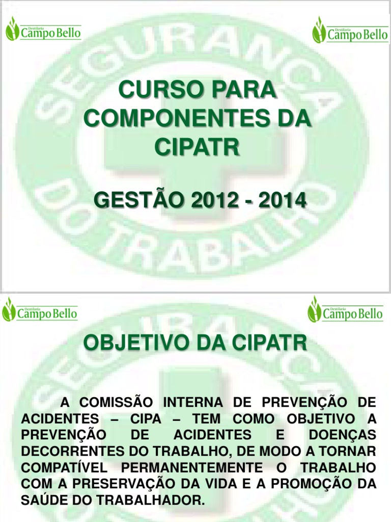 Curso para Componentes Da Cipatr | PDF