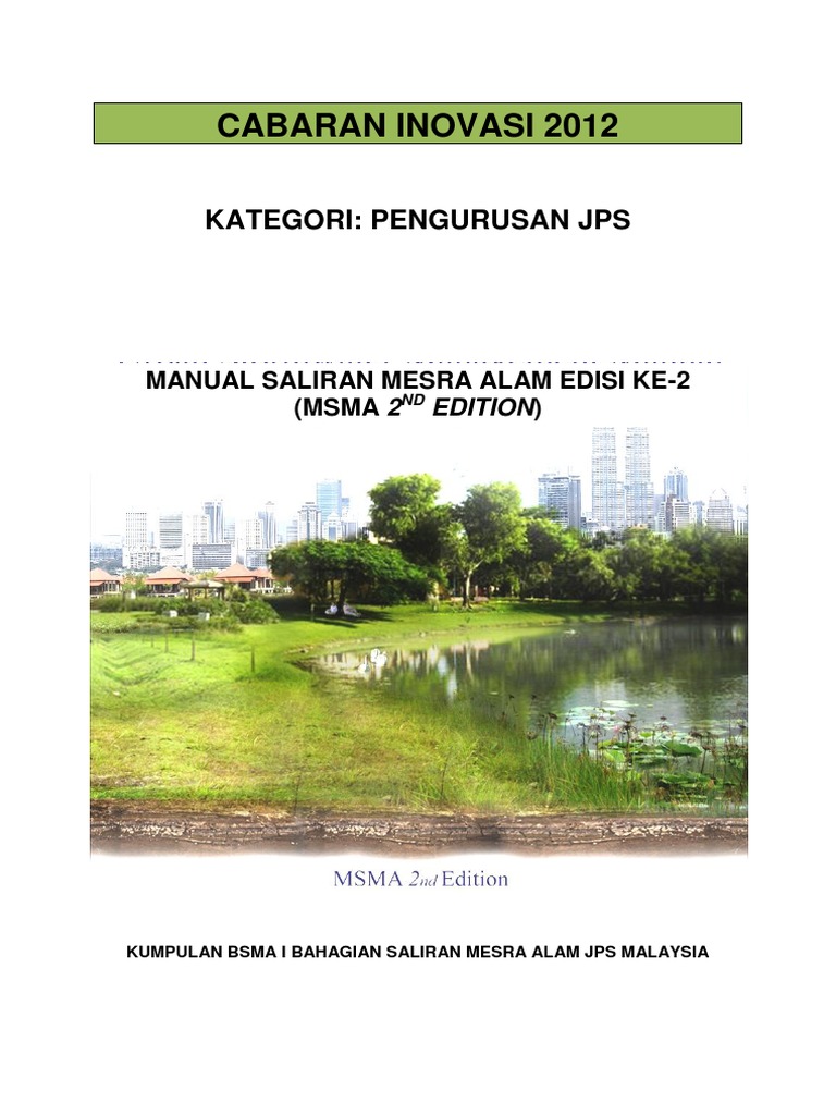 822 Manual Saliran Mesra Alam Edisi Ke 2 | PDF