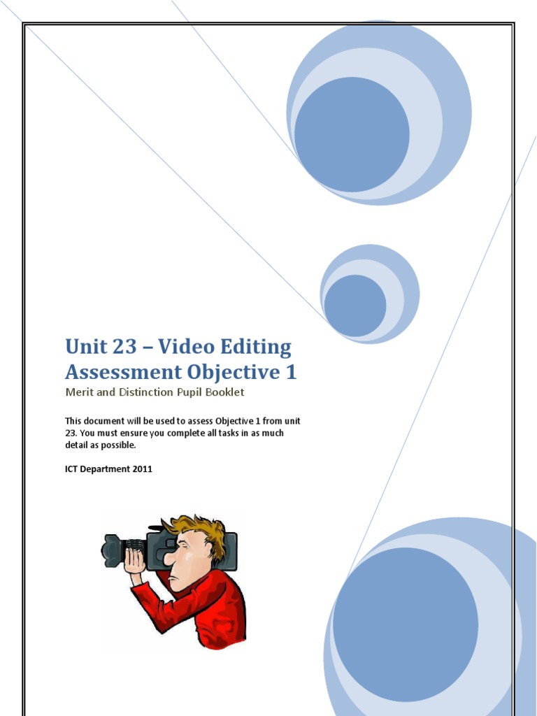 Video Editing Assessment Guide | PDF | Communication