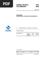 Norma Tecnica NTC Ergonmica 5831 | PDF | Hombro | Mano