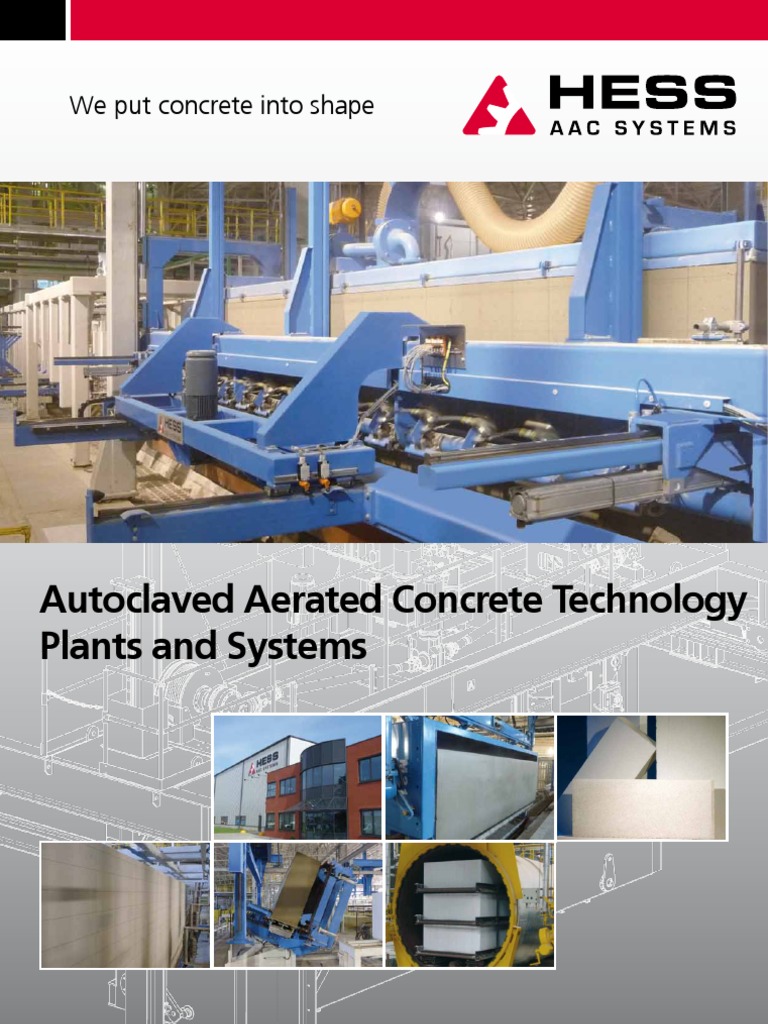 General Brochure HESS AAC Systems English | PDF | Industries | Concrete