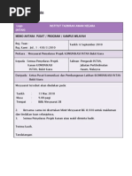 Contoh Rekod Kehadiran | PDF