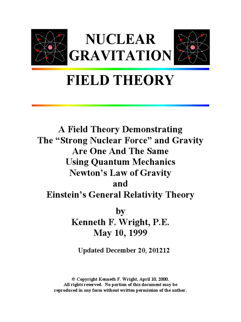Nuclear Gravitation Field Theory | PDF | Gravity | Atomic Nucleus