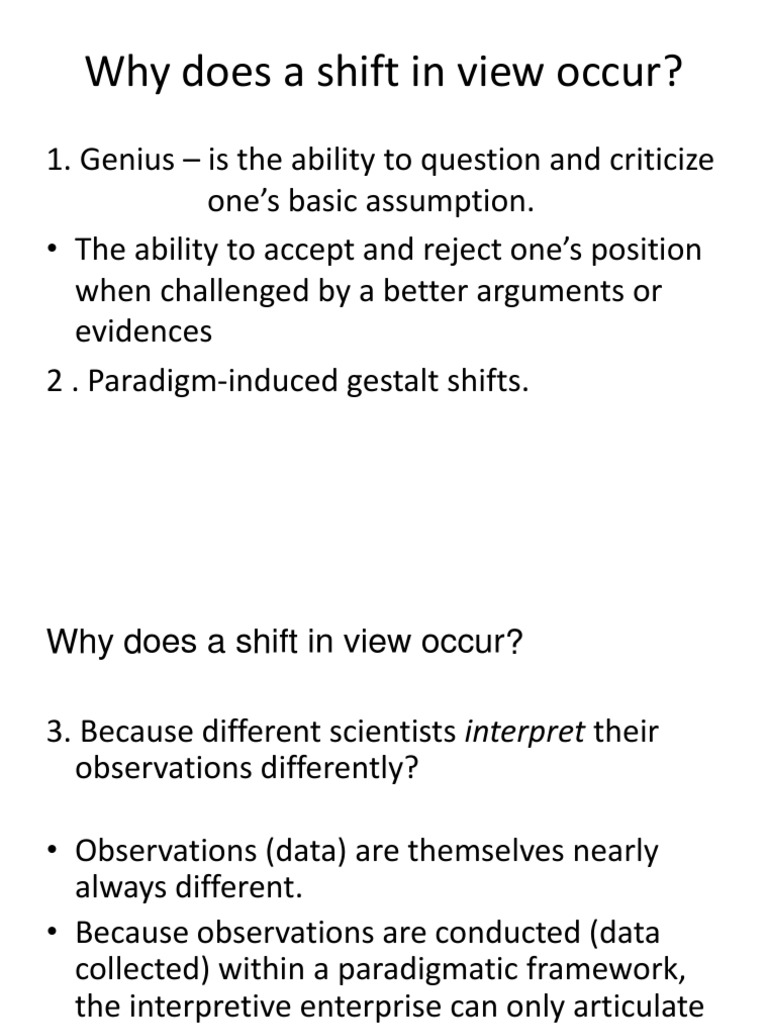 Understanding Paradigm Shifts in Science | PDF