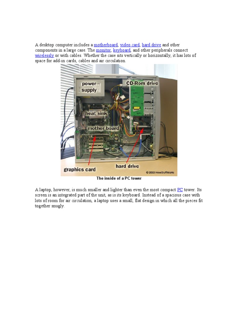 Comparing the Components and Design Differences Between Desktop and ...