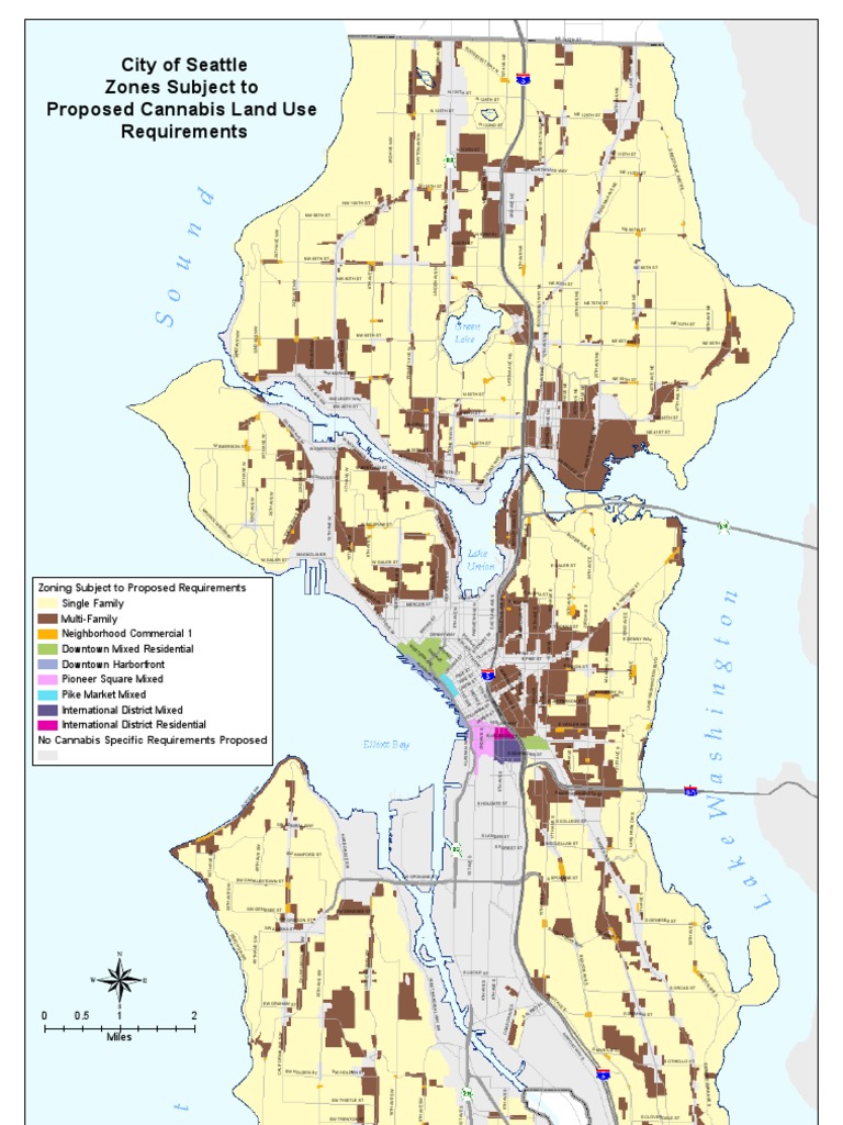 Seattle Pot Zoning Map | PDF
