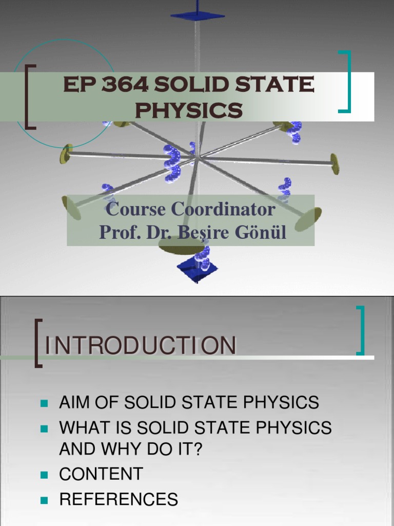 Solid State Physics Overview | PDF | Crystal Structure | Crystallite