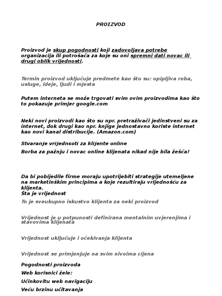 Proizvod | PDF