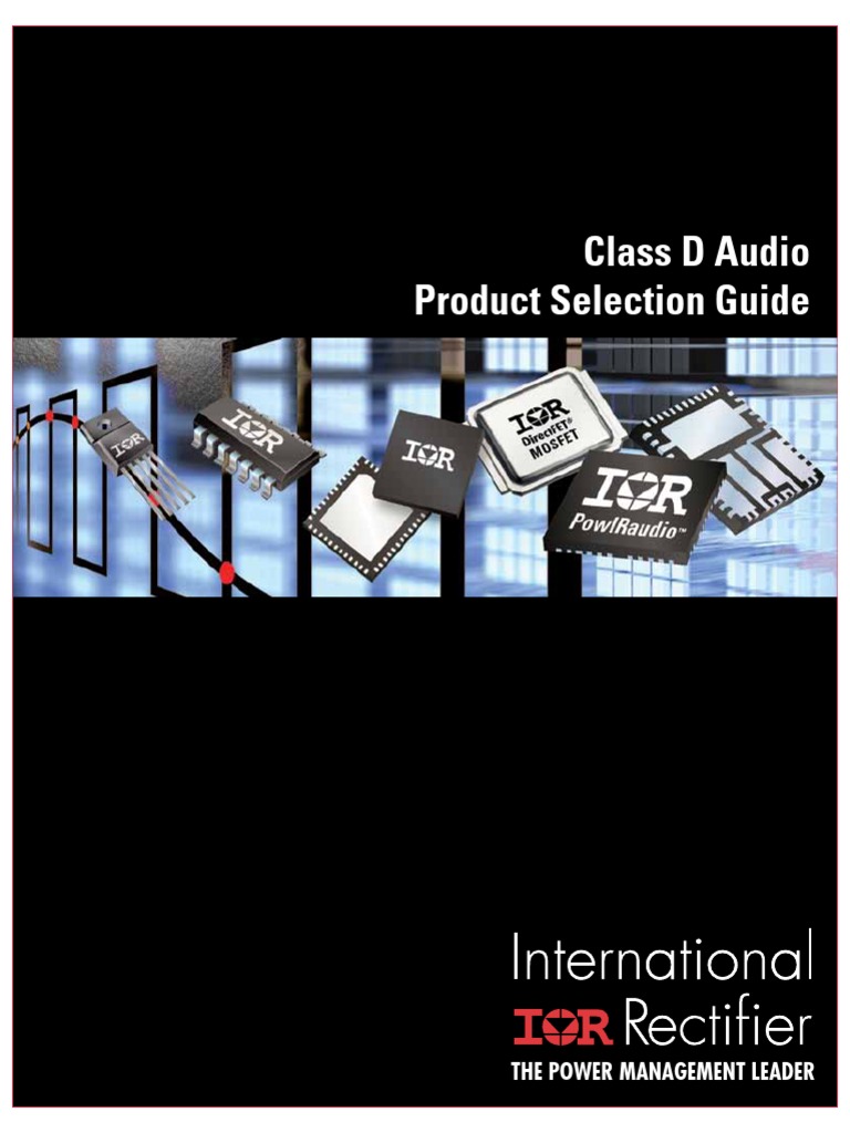 Audio Product Selection Guide | PDF | Amplifier | Electrical Components