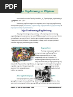 Mga Tradisyon o Kaugalian NG Mga Pilipino | PDF