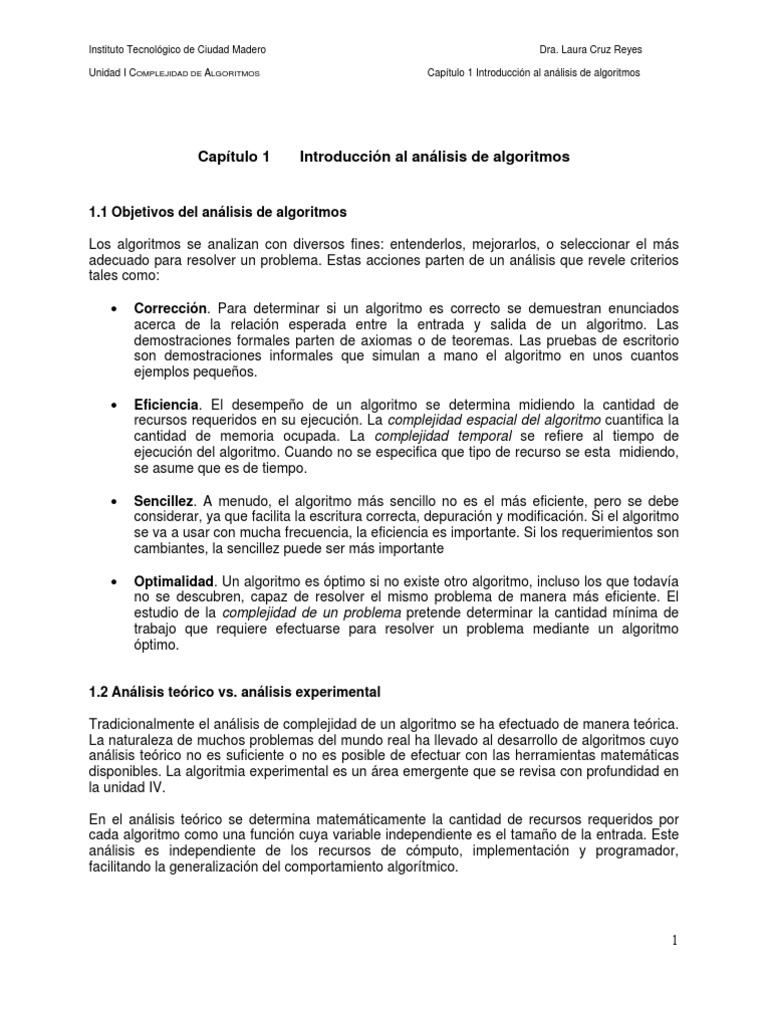 Algoritmos C1 Notas | PDF | Teoría de la complejidad computacional ...