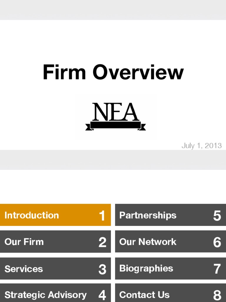 Nea Pitchbook | Download Free PDF | Entrepreneurship | Venture Capital