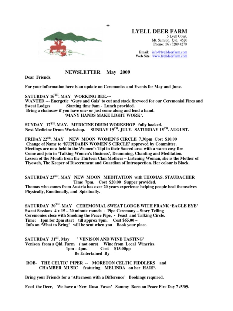 MT Samson Newsletter May 2009 | PDF