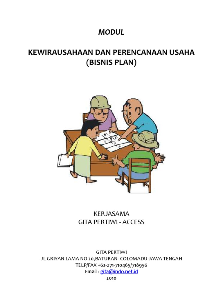 Modul Kewirausahaan Dan Bisnis PLan | PDF