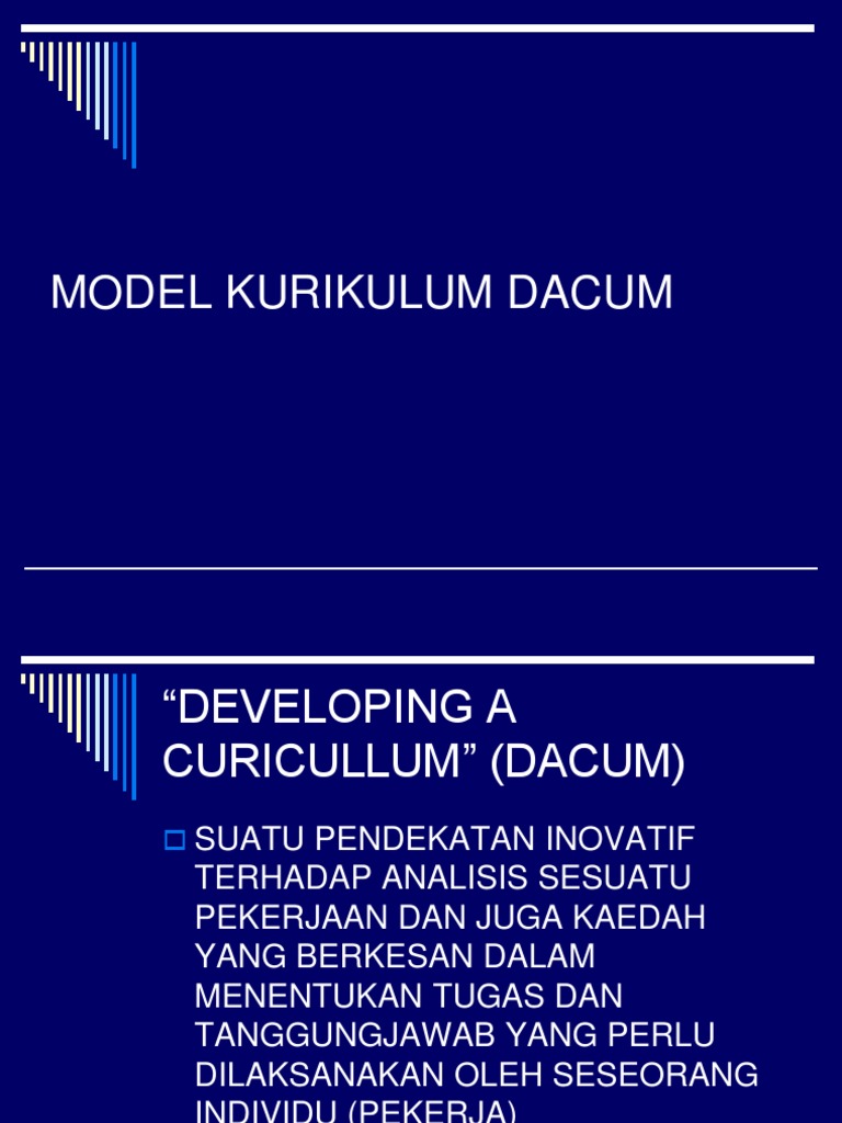 Tajuk 4 - Model Dacum | PDF