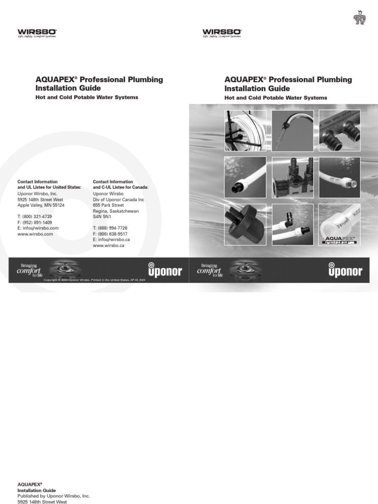 Pex Install | PDF | Plumbing | Water Heating