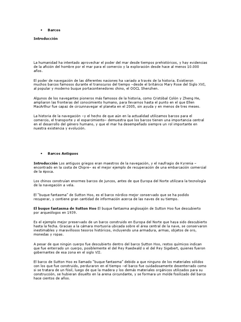 Barcos | PDF | Barcos | Navegación