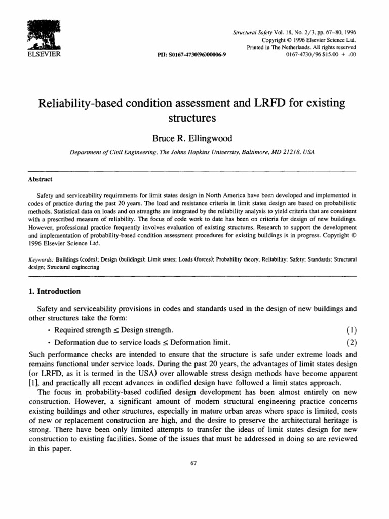 Reliability-Based Condition Assessment and LRFD For Existing Structures ...