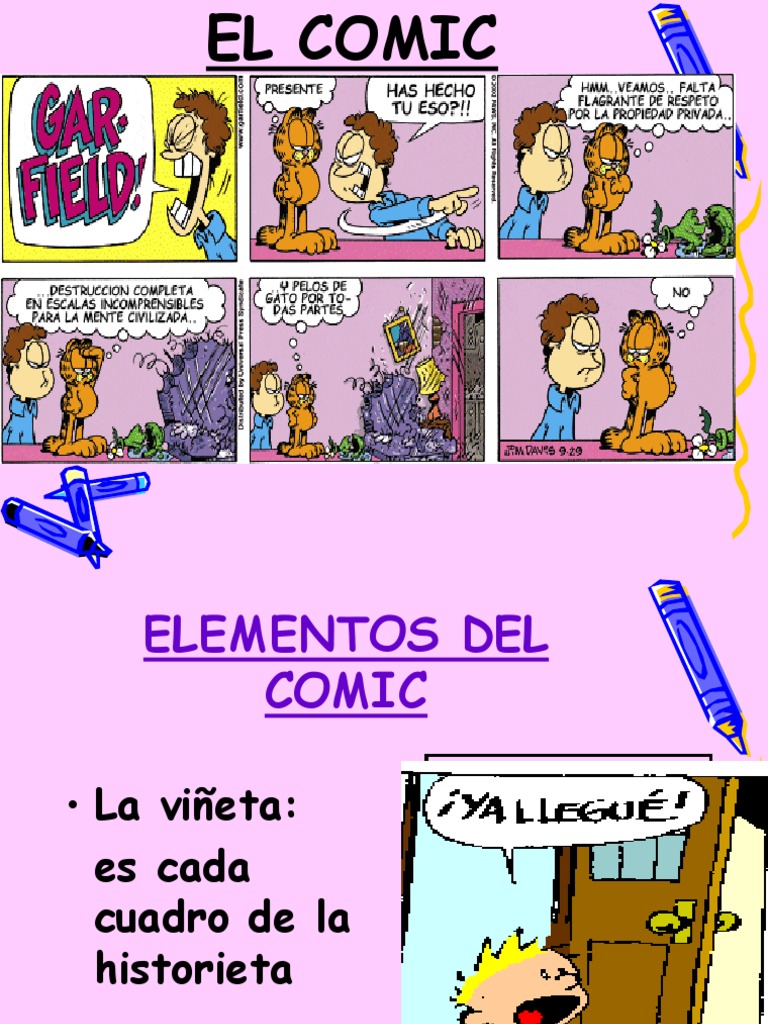 Elementos del Cómic para Niños | PDF