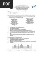 Phonological Analysis of Tagalog: Kristina Guevarra ENG 582 December 5 ...