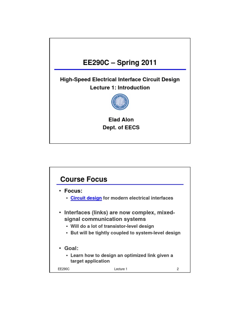 Lecture01 Intro 2up | PDF | Signal (Electrical Engineering) | Computing Lecture01 Intro 2up | PDF | Signal (Electrical Engineering) | Computing