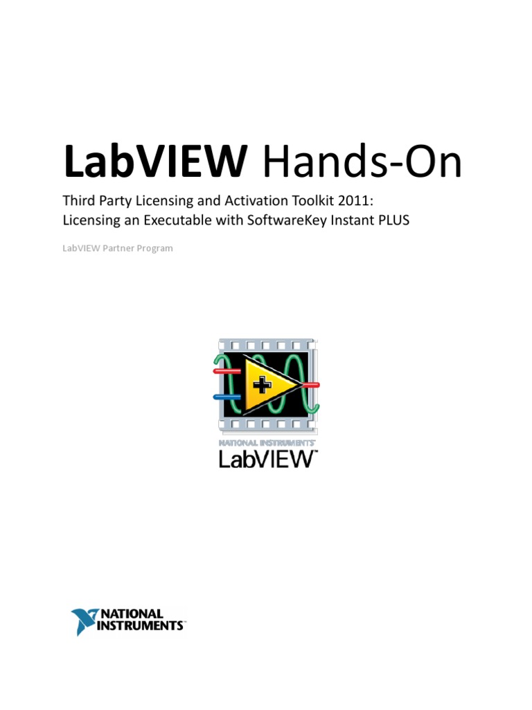 Tutorial License A Labview Executable Using Instant Plus Pdf Command Line Interface