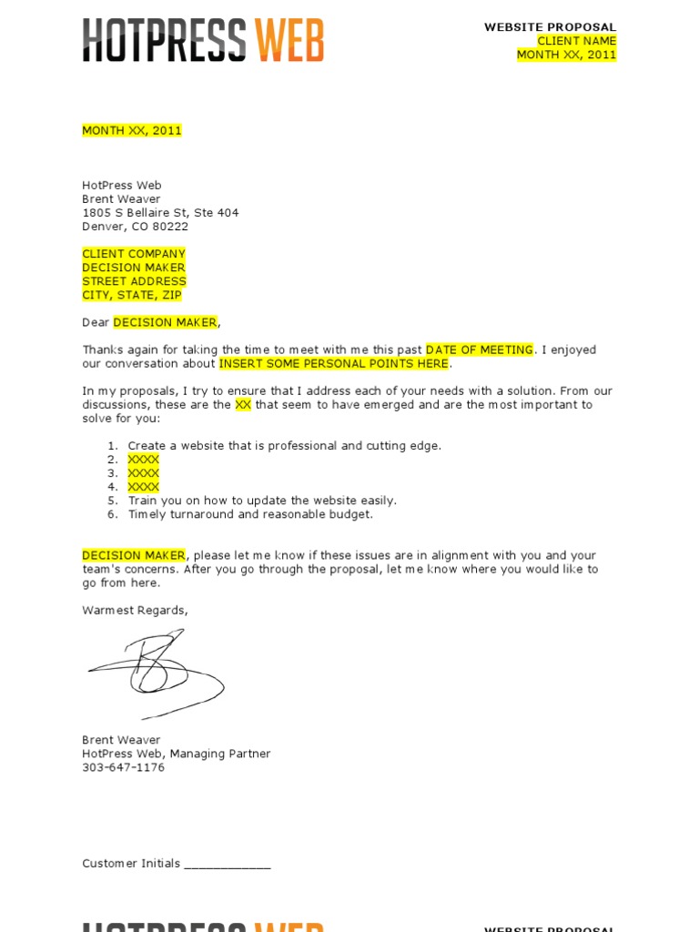 Business Catalyst Website Template Proposal | PDF | Websites | Search ...